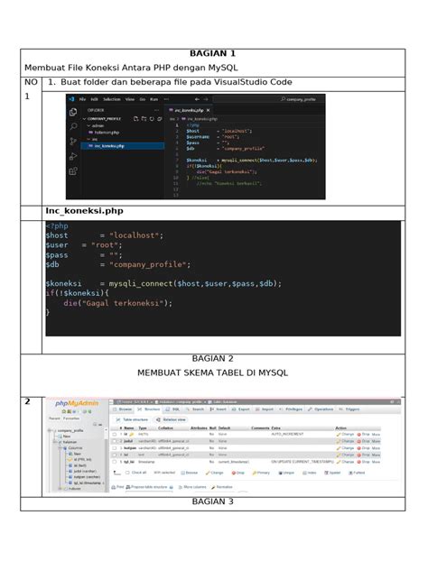 Membuat File Koneksi Antara Php Dengan Mysql Pdf