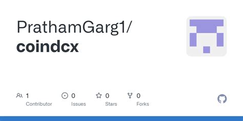 Github Prathamgarg1coindcx