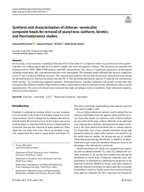 Pdf Synthesis And Characterization Of Chitosan Avocado Seed Starch Hydrogels As Electrolytes