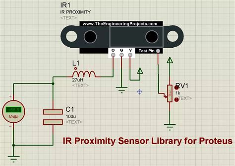 Ir Proximity Sensor Library For Proteus The Engineering Projects Artofit