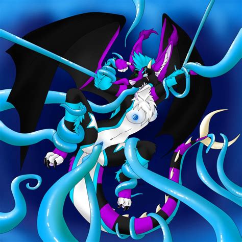 Rule 34 Anal Anal Sex Anthro Blue Nipples Blue Tentacles Breasts