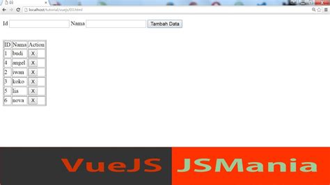 Membangun Web Dengan Vuejs 03 Merancang Function Melalui Event Youtube
