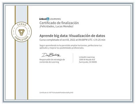 Certificate Of Completion Lucas Mendez