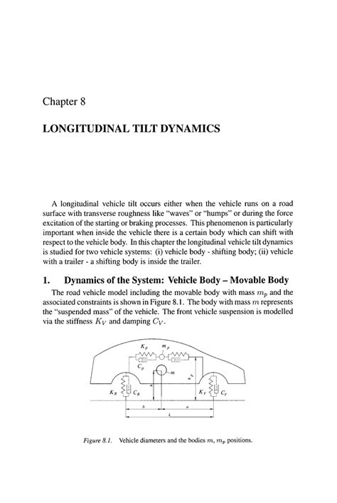 Pdf Longitudinal Tilt Dynamics