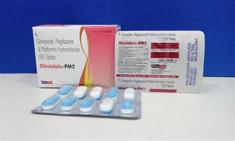 Glimepiride Pioglitazone Hydrochloride Metformin Hydrochloride Tablets At Rs 68 In Nandurbar