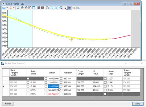 OpenRoads Designer CONNECT Edition Tip Table Editor EnvisionCAD