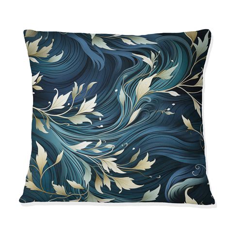 Design Art White And Blue Chrysanthemum Zen Tranquility Ii Floral