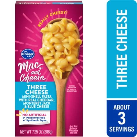 Kroger® Three Cheese Shells Macaroni And Cheese 725 Oz Kroger