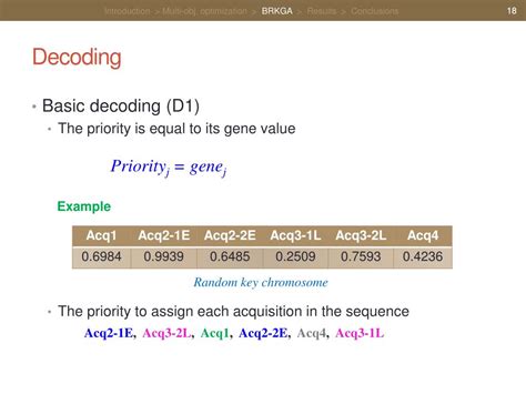 Ppt Biased Random Key Genetic Algorithm With Hybrid Decoding For Multi Objective Optimization