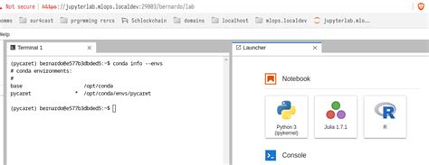 Conda Env Listed As A Kernel In Docker Container But Not In A Docker Service Jupyterlab