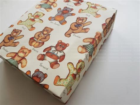 수입포장지 곰돌이 뿌잉뿌잉 포장지 R 이태리 수입 Rossi Italy