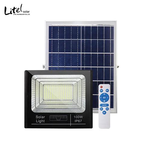 The Most Popular Solar Flood Lights With Battery Indicator 40w 60w 100w