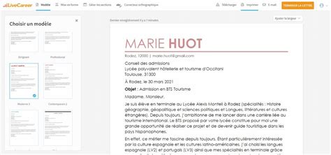 Lettre De Motivation Bts Tourisme Un Exemple Qui Convainc