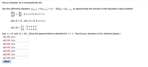 Solved Use A Computer As A Computational Aid Use The