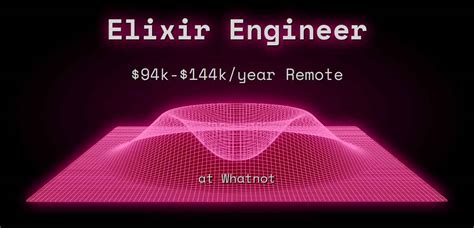 Web3 Elixir Engineer 94k 144k Remote At Whatnot