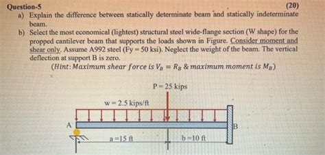Solved Question 5 20 A Explain The Difference Between