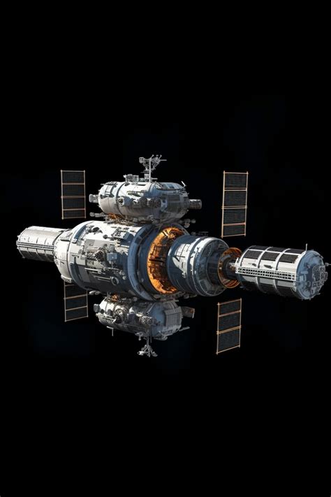 航天人造卫星空间站png下载 包图网