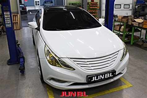 준비엘 Yf 소나타 터보 가변 배기 머플러 인스톨 안녕하세요 오늘 Jun Bl Co Ltd