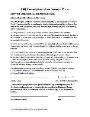 Asq Consent Form Complete With Ease Airslate Signnow
