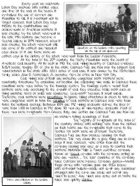 Forgotten History The Ludlow Massacre By Found History Tpt