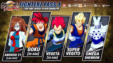 Dragon Ball Fighterz Dlc Season 4 All New Characters Pass 2022