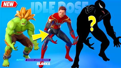 What Happens If Spider Man Uses Blankas Idle Pose In Fortnite シ