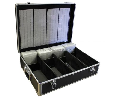Aluminum Cd Dvd Storage Case For Cd Jewel Cases Case With Solid