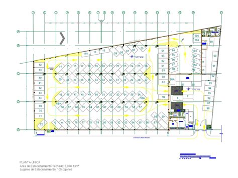 Estacionamiento En Autocad Descargar Cad Gratis 1911 Kb Bibliocad