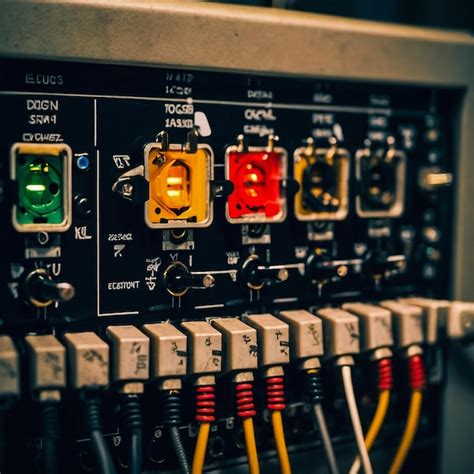 Network Switch And Ethernet Cablesdata Center Concept Premium Ai Generated Image