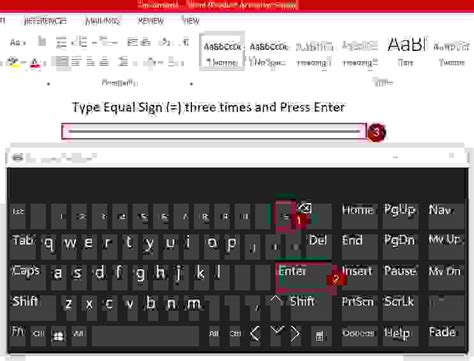 Draw A Line In Ms Word Simple Methods