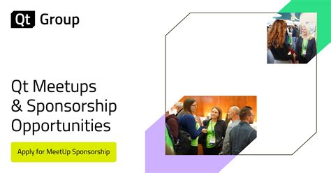 Qt Meetups And Sponsorship Opportunities