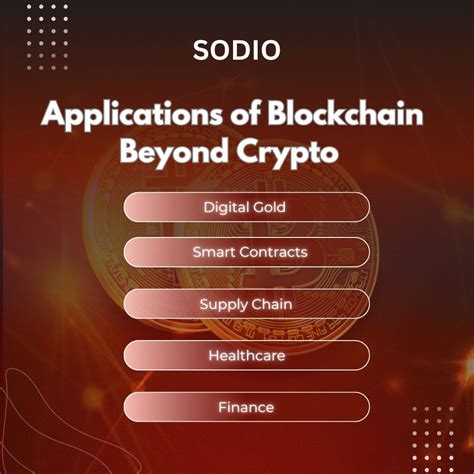 Sodio Technologies On Linkedin Blockchainapplications Beyondcrypto Futureoftechnology