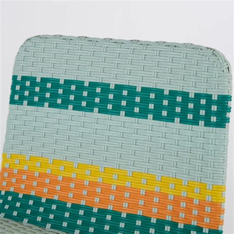 Fauteuil De Jardin Enfant En Métal Vert Clair Et Résine Recyclée