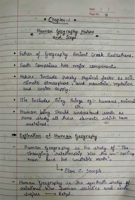 SOLUTION Class 12 Ch 1 Geography Human Geography Nature And Scope Ncert Notes Studypool