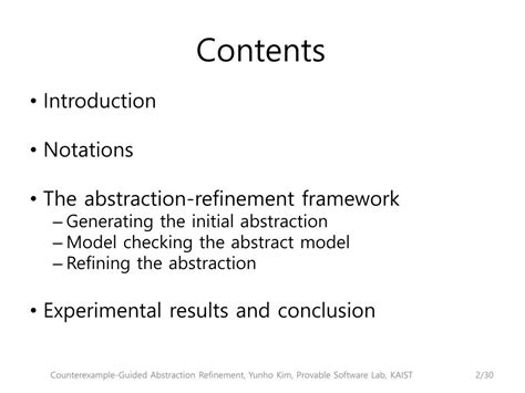 Ppt Counterexample Guided Abstraction Refinement Powerpoint