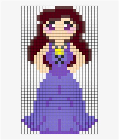 Disney Princess Pixel Art Pixel Art Templates Pixel Art Pixel Drawing