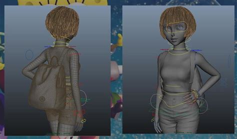 3d Cute Character Modeling Behance