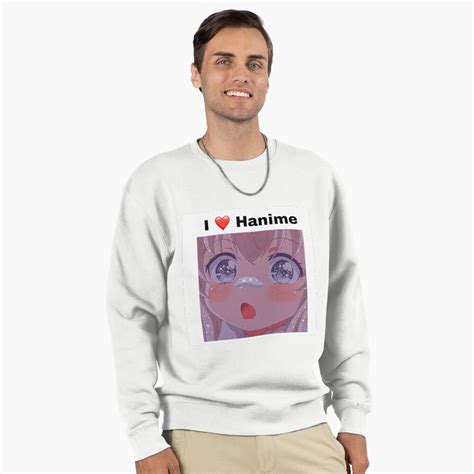 I Love Hanime Lightweight Hoodie By Awaiky Redbubble