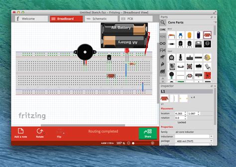 Sensor Based Electronic Art Fritzing