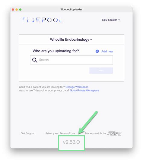tidepool uploader minimum version requirement tidepool