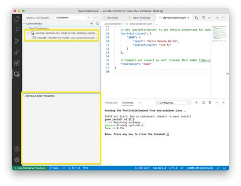 Remote Explorer Does Not Show Running Containers Details View Is Empty Issue