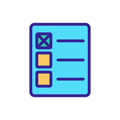Checkbox Icon Vector Isolated Contour Symbol Illustration 10328597 Vector Art At Vecteezy