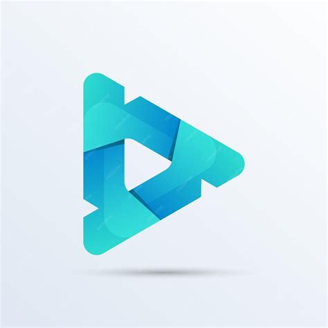 Premium Vector Colorful Media Play Logo Design Play Button Logo Design Shape Symbol For Modern