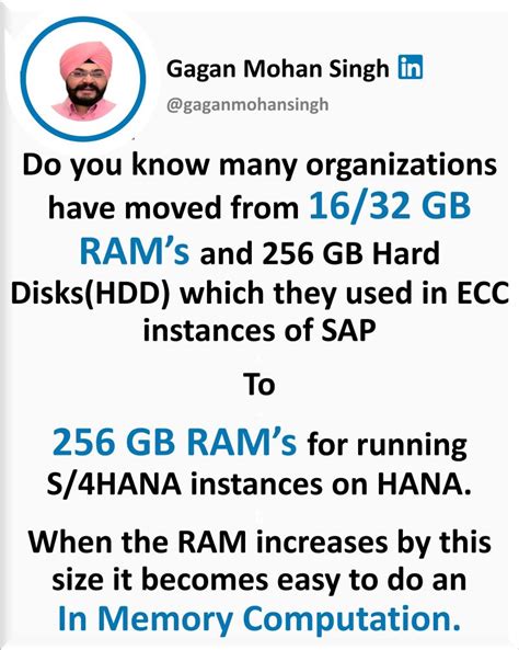 Sap Saps4hana Saphana Sapbasis Sapmigration Gagan Mohan Singh