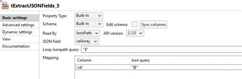Field Talend Extract Json With A Strange Format Stack Overflow