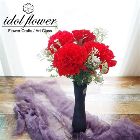 천안 페이퍼플라워 공방 종이꽃 카네이션 만들기 네이버 블로그