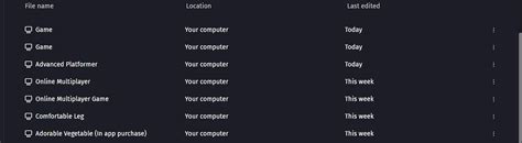 Add File Path To Existing Projects List Feature Requests Gdevelop Forum