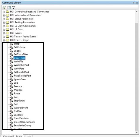 Cc2640r2f Question On Hci Tester Script Commands For Use With Cc26xx Eg Cc2640r2 Dev Kit