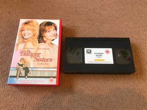 The Banger Sisters Vhs Pal Goldie Hawn Susan Sarandon Geoffrey Rush