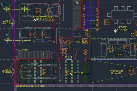 Plano De Acabados En Dwg Detalles Cad